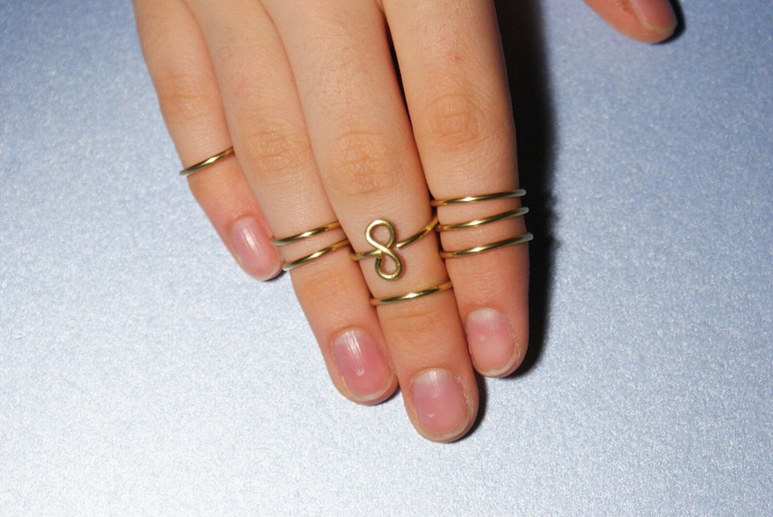 Gold Knuckle Ring Set 8 Knuckle Ring Midi Ring Knuckle | Etsy