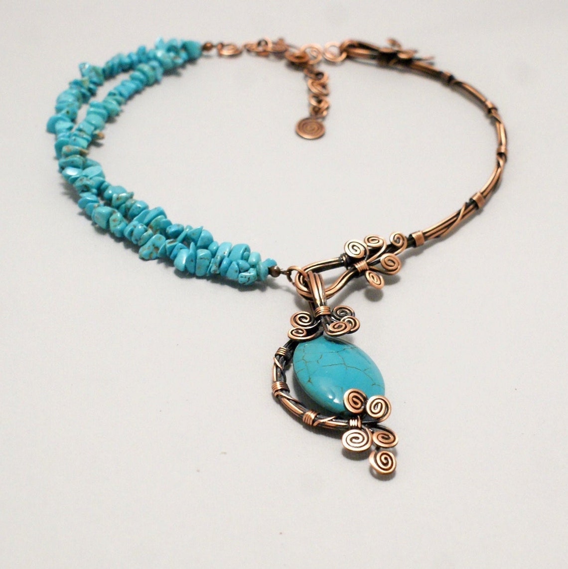 Turquoise Jewelry Turquoise Necklace Genuine Turquoise - Etsy
