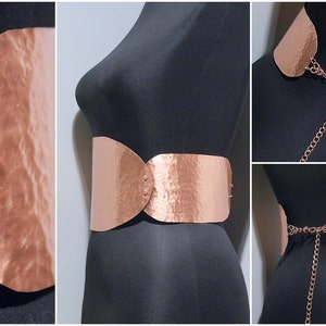 Metal Belt Copper Belt Corset Belt All Metal Belt Big | Etsy