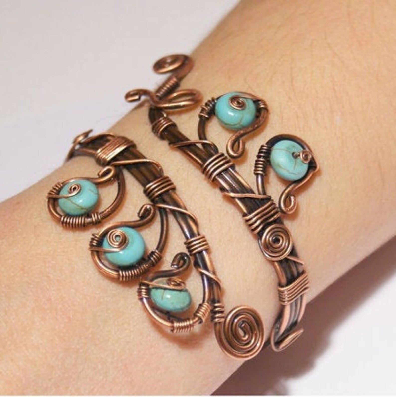Turquoise Bracelet for Women, Turquoise Cuff Bracelet, Turquoise Bangle ...