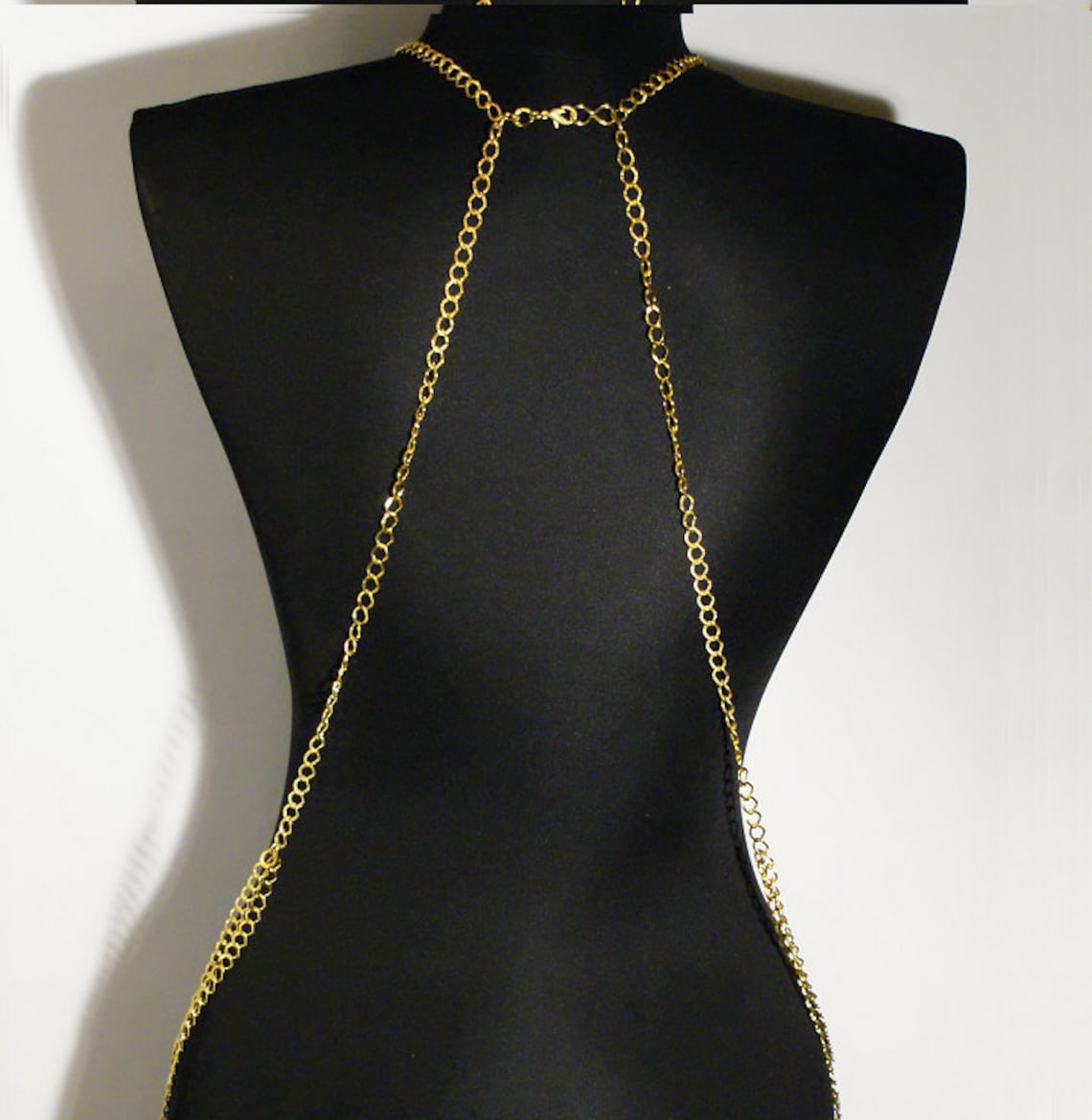 Body Chain Necklace / Gold Body Chain / Body Jewelry / Body - Etsy