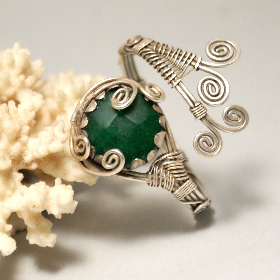 Emerald Bracelet, Genuine Emerald Bracelet, Emerald Jewelry, Green ...