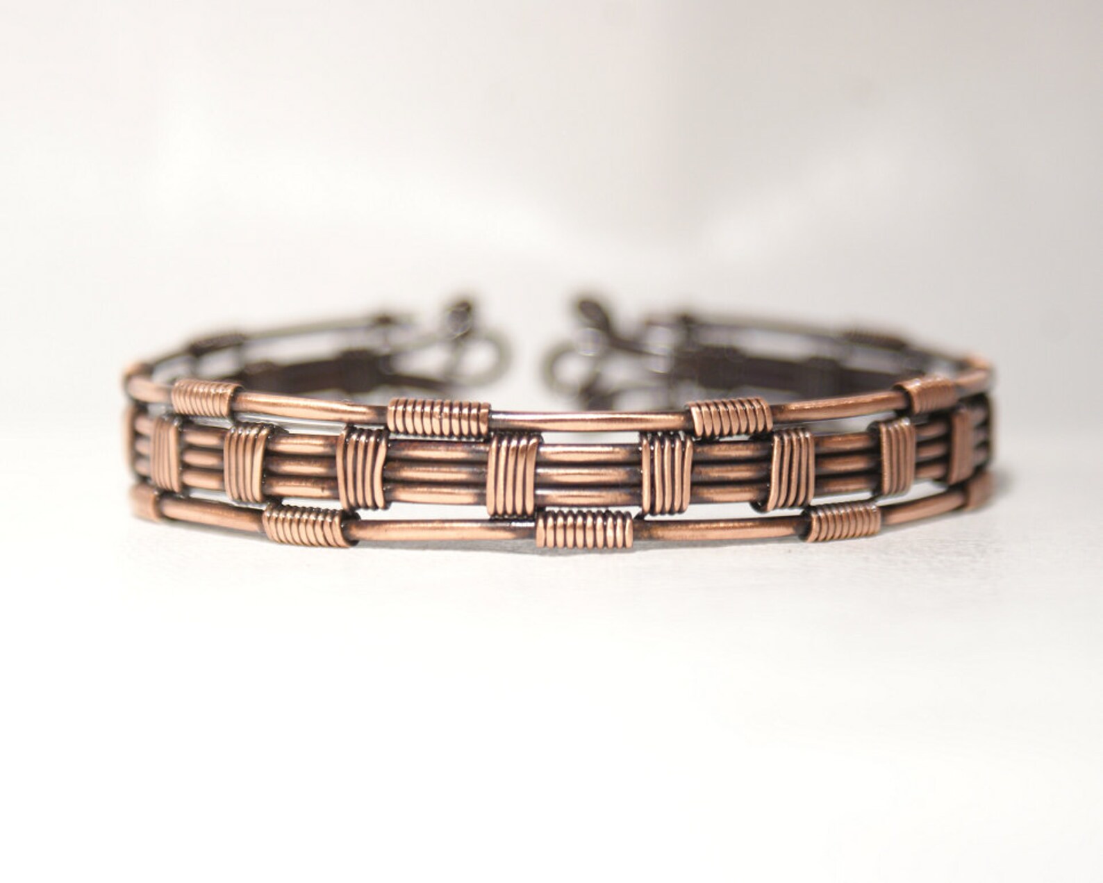 Copper Bracelet For Women Wire Wrapped Copper Bracelet | Etsy