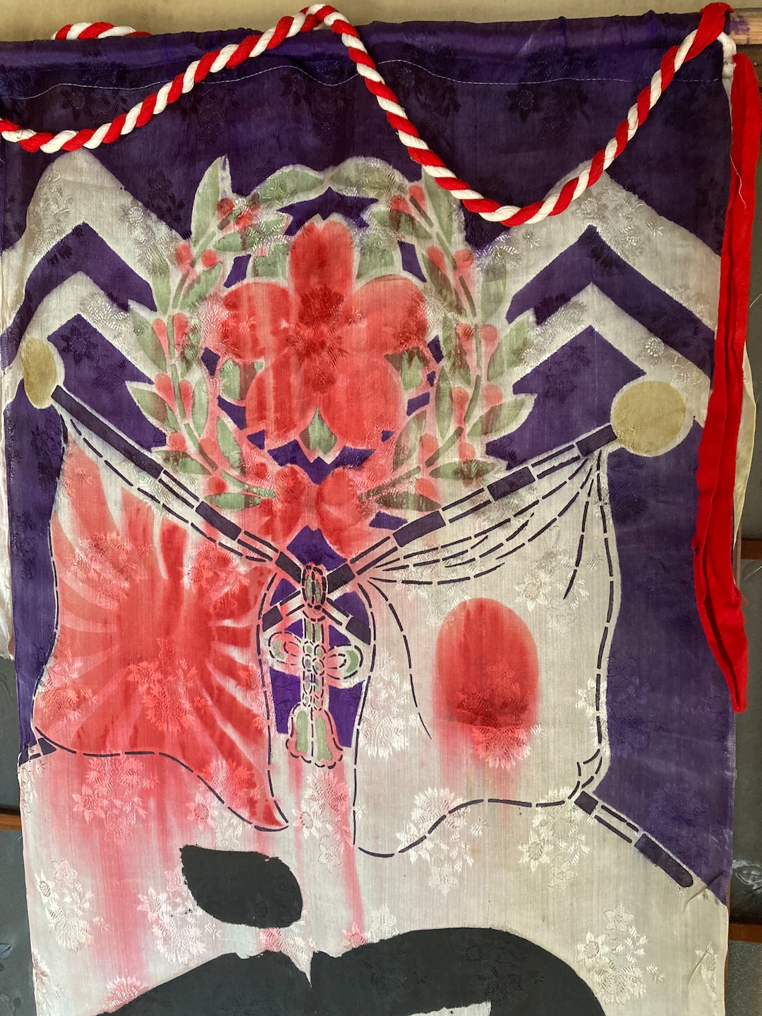 Japanese Military WWII Farewell Banner Shinto Shrine Silk Rare - Etsy