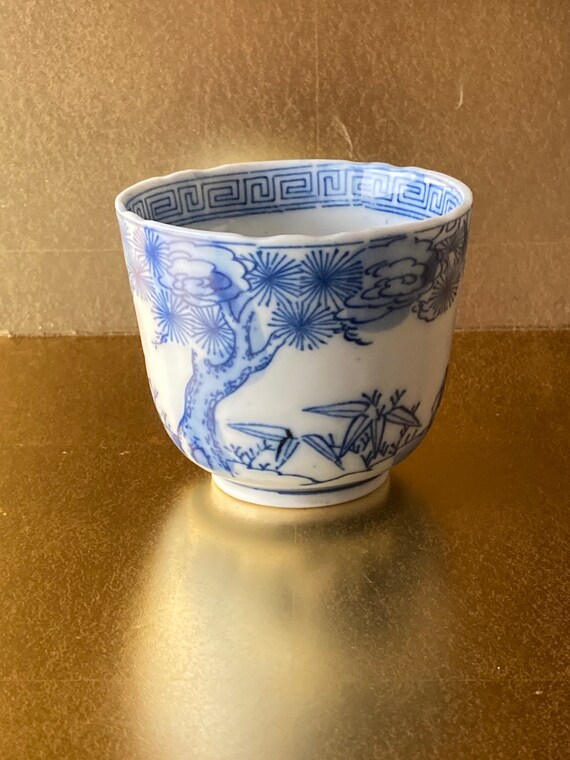 Taisho Era Soba Choko Japanese Noodle Cup Complex Design - Etsy
