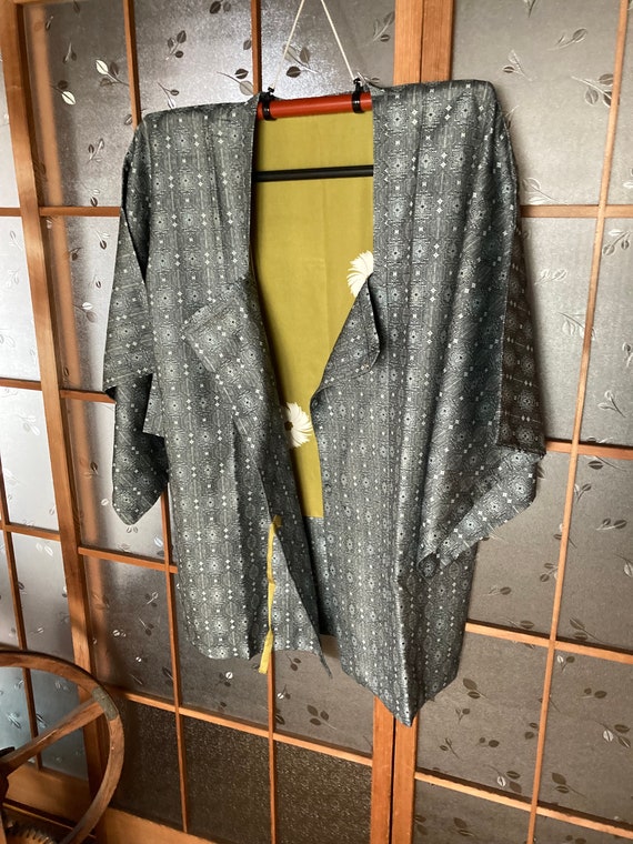 Japanese Michiyuki Linen and Silk Fabric Very Clean G… - Gem