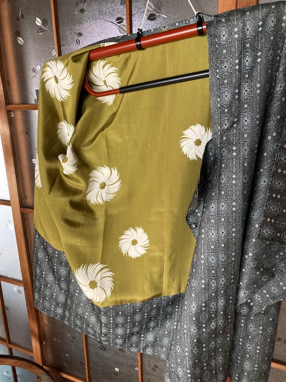 Japanese Michiyuki Linen and Silk Fabric Very Clean G… - Gem
