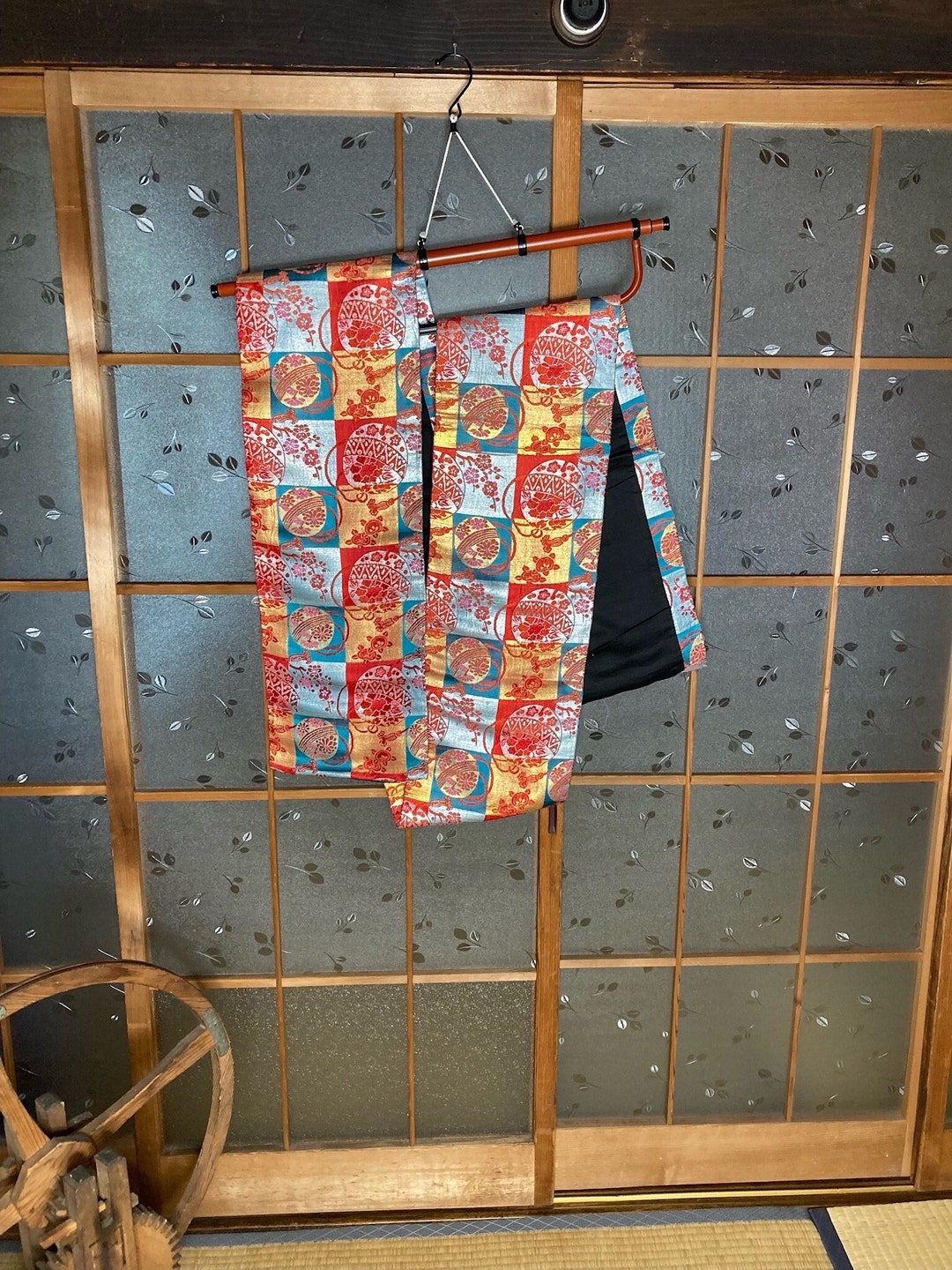 Japanese Han Obi Vintage Upcycle Ornate Pattern Good Condition - Etsy