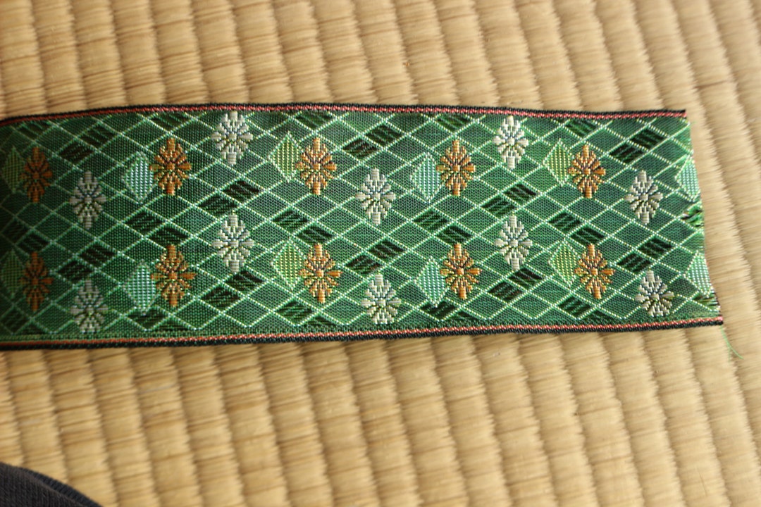 Japanese Heri Tatami Floor Edging Ornate Ribbon 8 Cm Width - Etsy