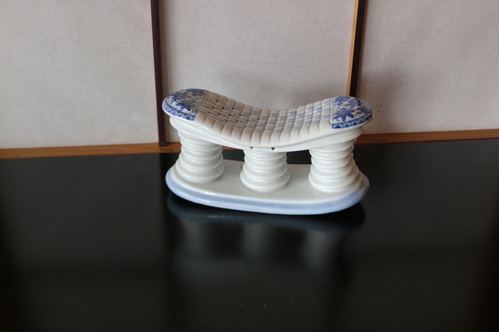 Japanese Porcelain Pillow Takamakura Geisha Pillow | Etsy