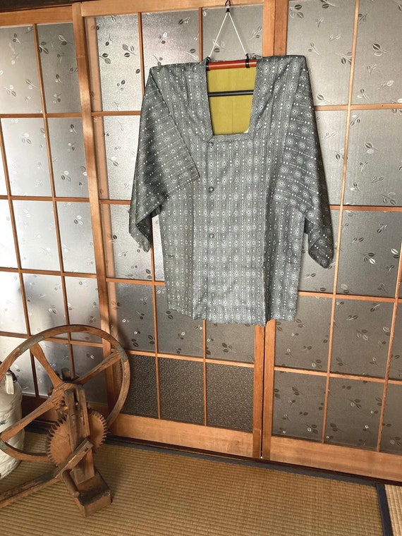 Japanese Michiyuki Linen and Silk Fabric Very Clean G… - Gem