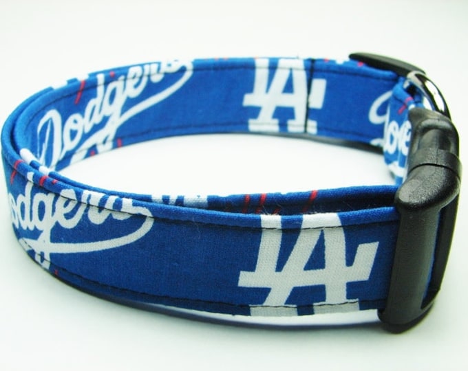 LA Los Angeles Dodgers Dog Collar - Etsy