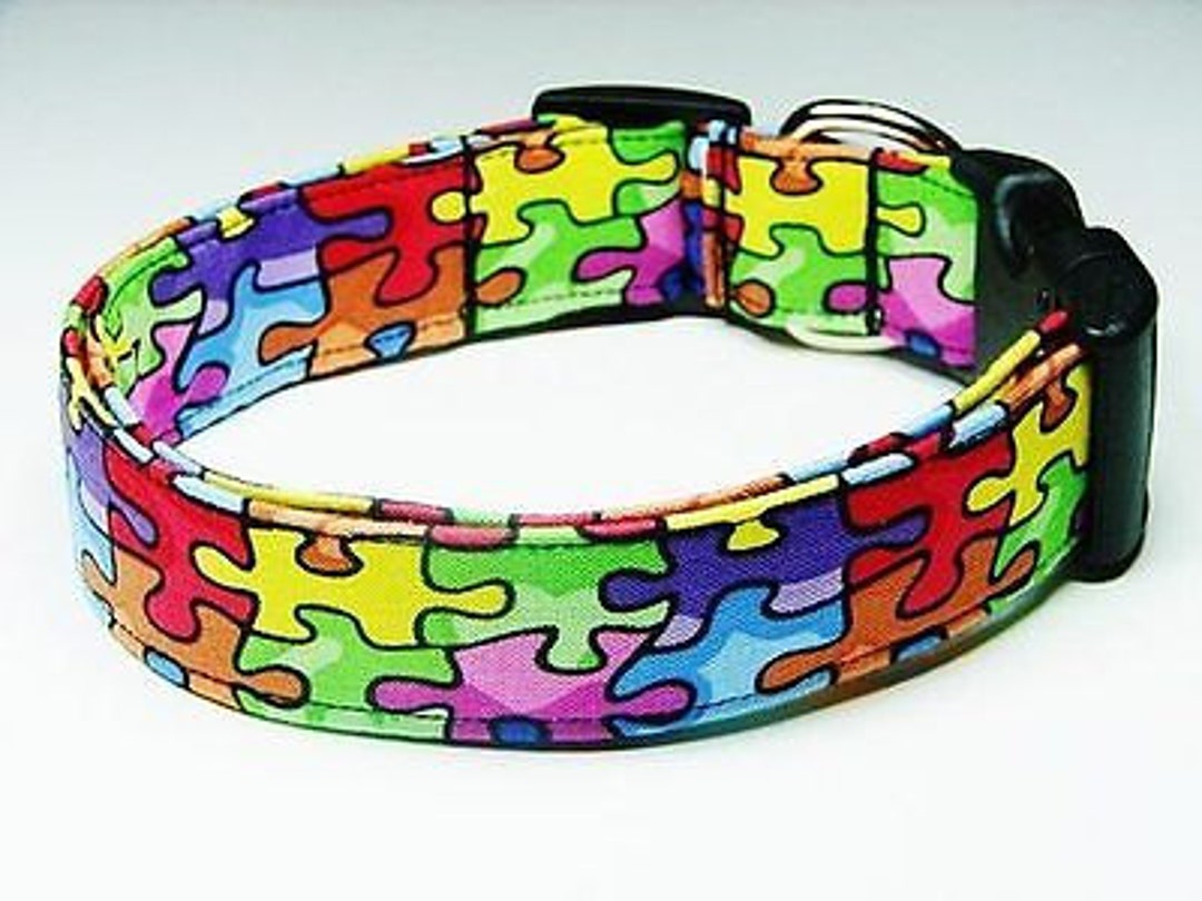Autism Awareness Dog Collar - Etsy