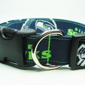 Seattle Seahawks Dog Collar - Etsy