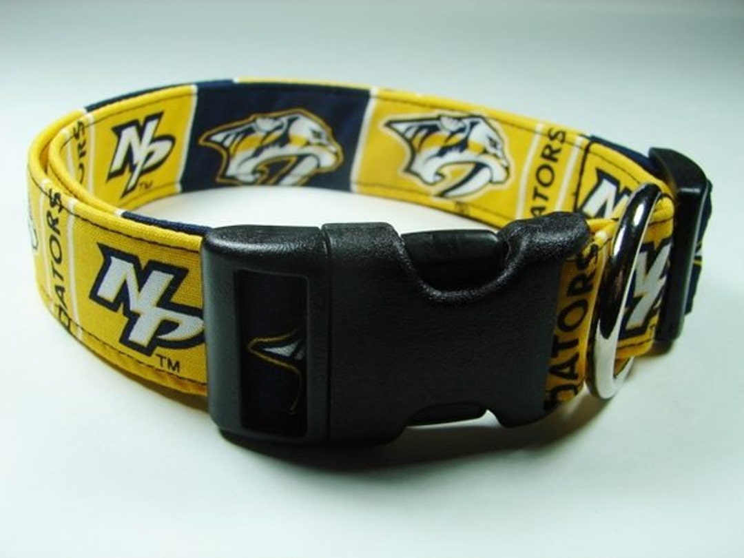 Nashville Predators Hockey Dog Collar - Etsy