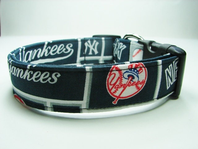 NY Yankees Dog Collar | Etsy
