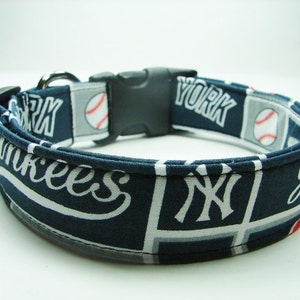 NY Yankees Dog Collar - Etsy