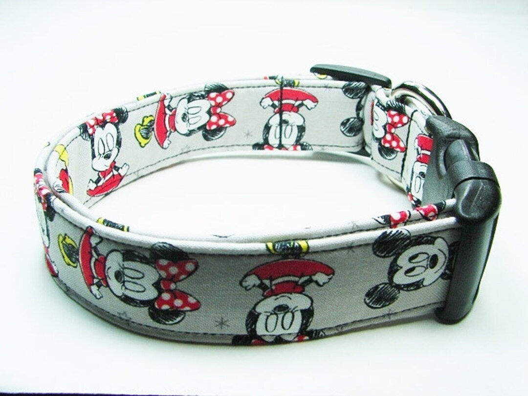 Minnie Mouse & Mickey Mouse Dog Collar - Etsy