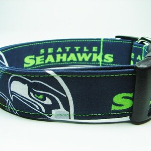 Seattle Seahawks Dog Collar - Etsy