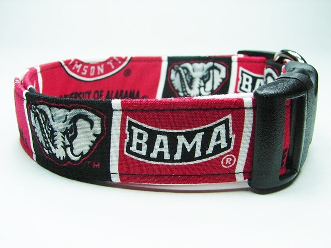 Alabama Crimson Tide Dog Collar - Etsy