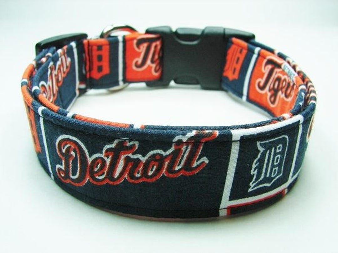 Detroit Tigers Dog Collar - Etsy