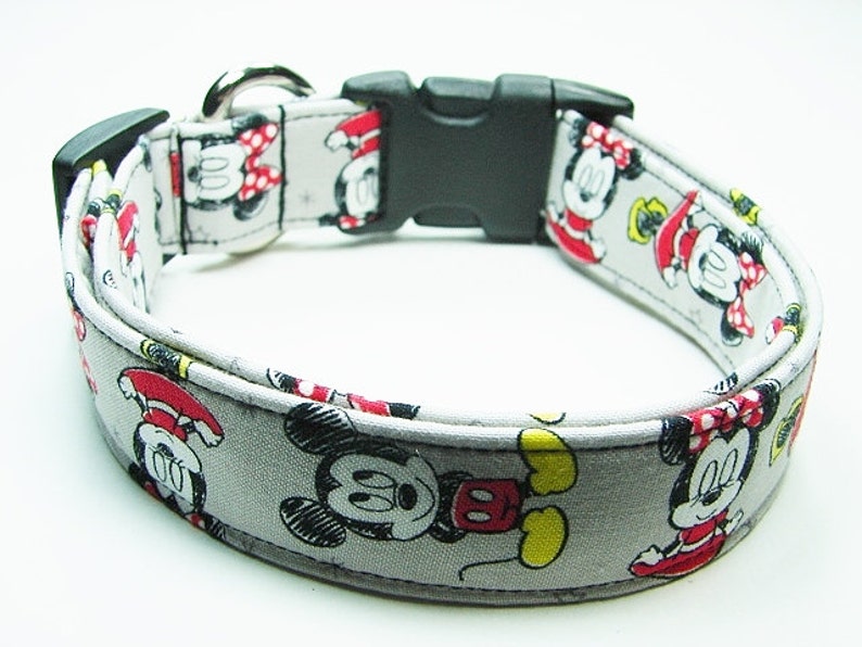 Minnie Mouse & Mickey Mouse Dog Collar - Etsy