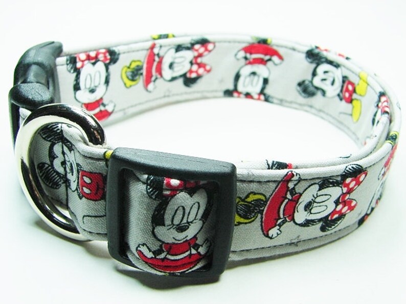 Minnie Mouse & Mickey Mouse Dog Collar - Etsy