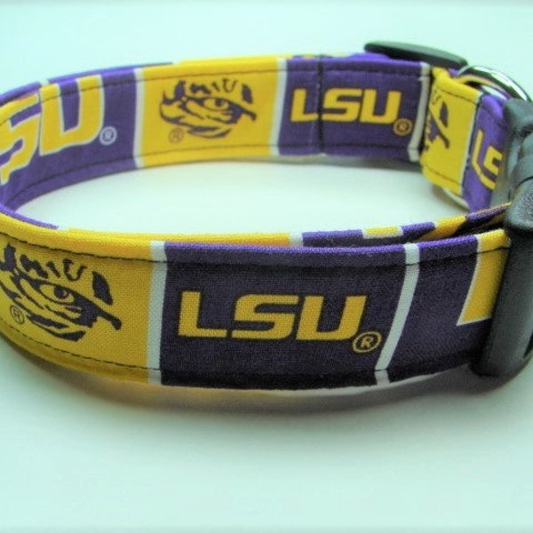Lsu Dog Collar - Etsy