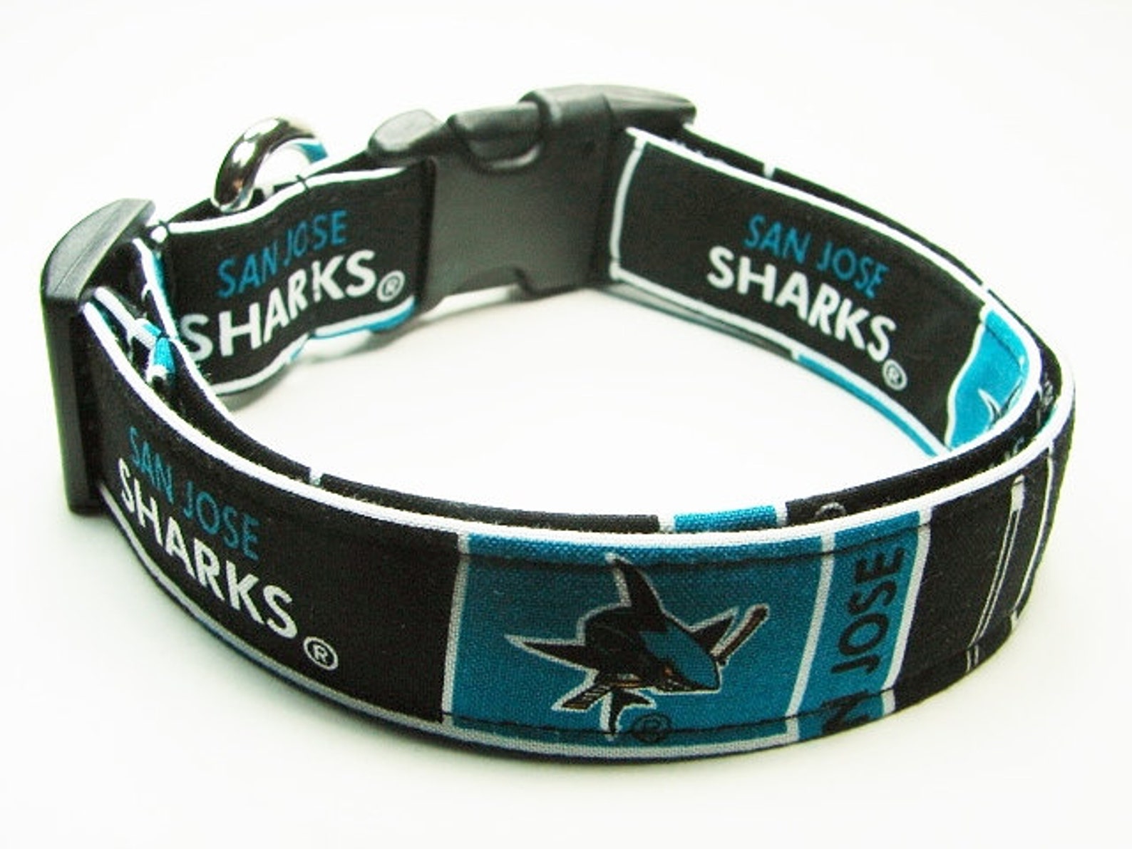 San Jose Sharks Dog Collar - Etsy