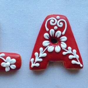 Personalized Alphabet Handmade Decorated Cookie Collection - Etsy