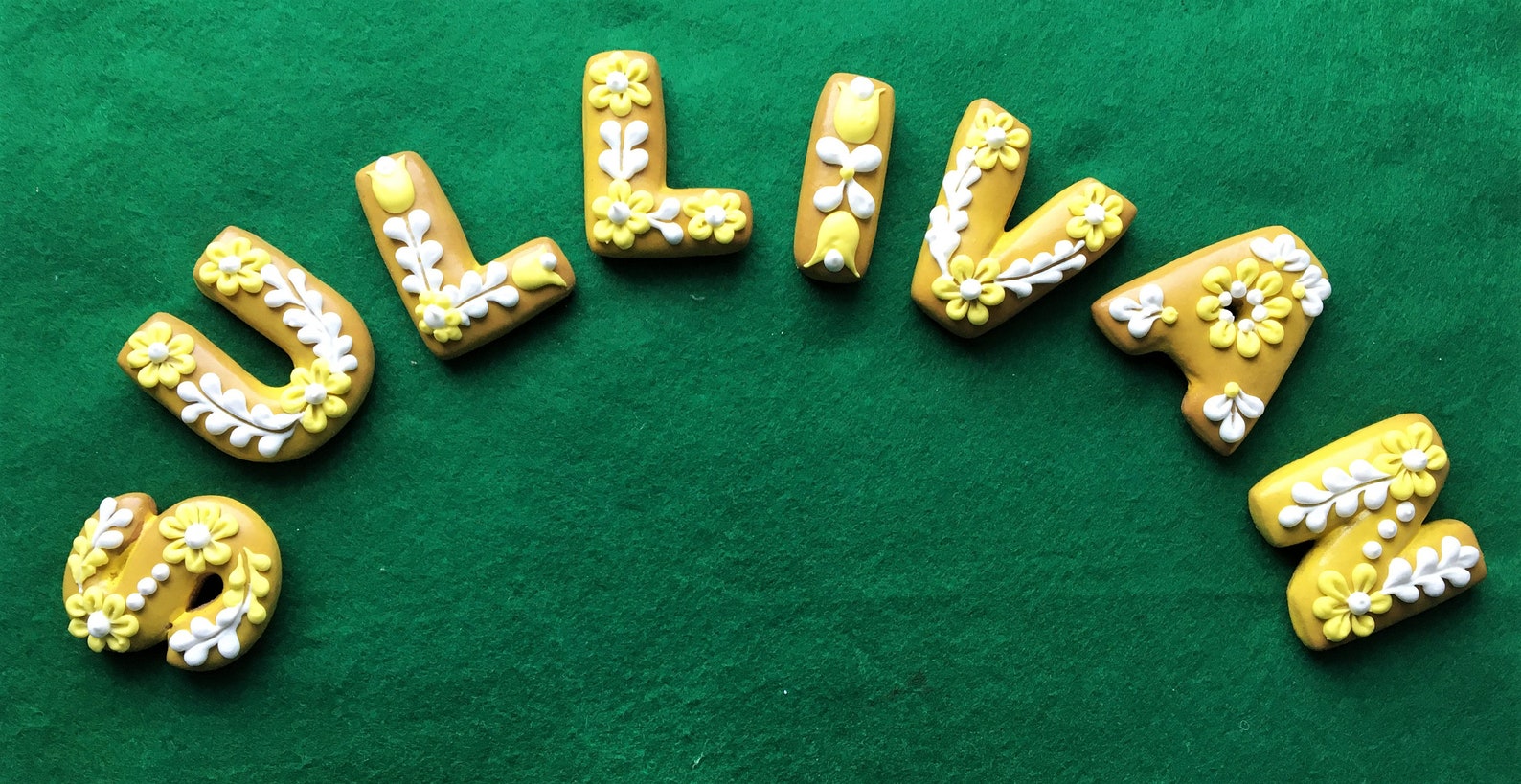 Personalized Alphabet Handmade Decorated Cookie Collection - Etsy