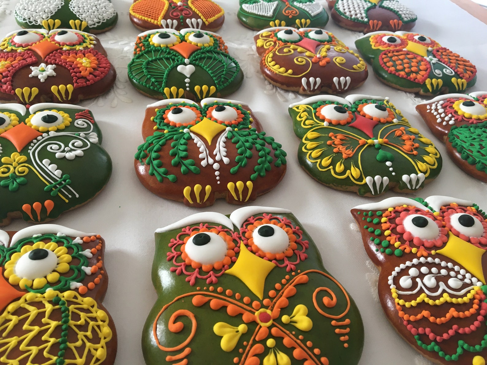Owls, Sweet Owls!!!!hungarian Gingerbread Cookies for Bird Lovers - Etsy