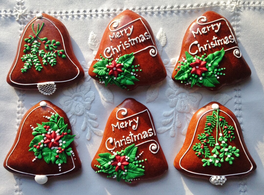 Merry Christmas! Bell Shaped Hungarian Gingerbread Cookie - Etsy