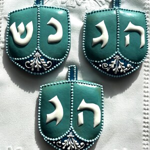 Menorah - Star of David - Dreidel - Gingerbread Cookies for Hanukkah - Etsy