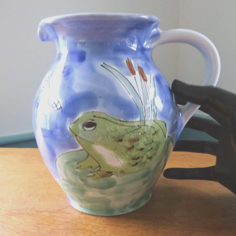 Frog Pitcher - Etsy