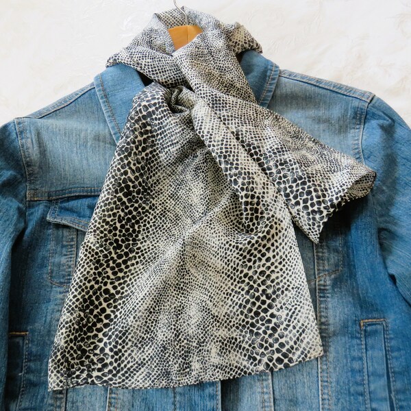 Snakeskin Scarf - Etsy