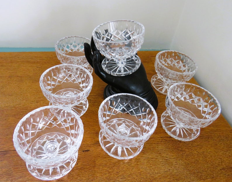 Set of 4 Webb Corbett Clifton Cut Crystal Dessert Cups - Etsy