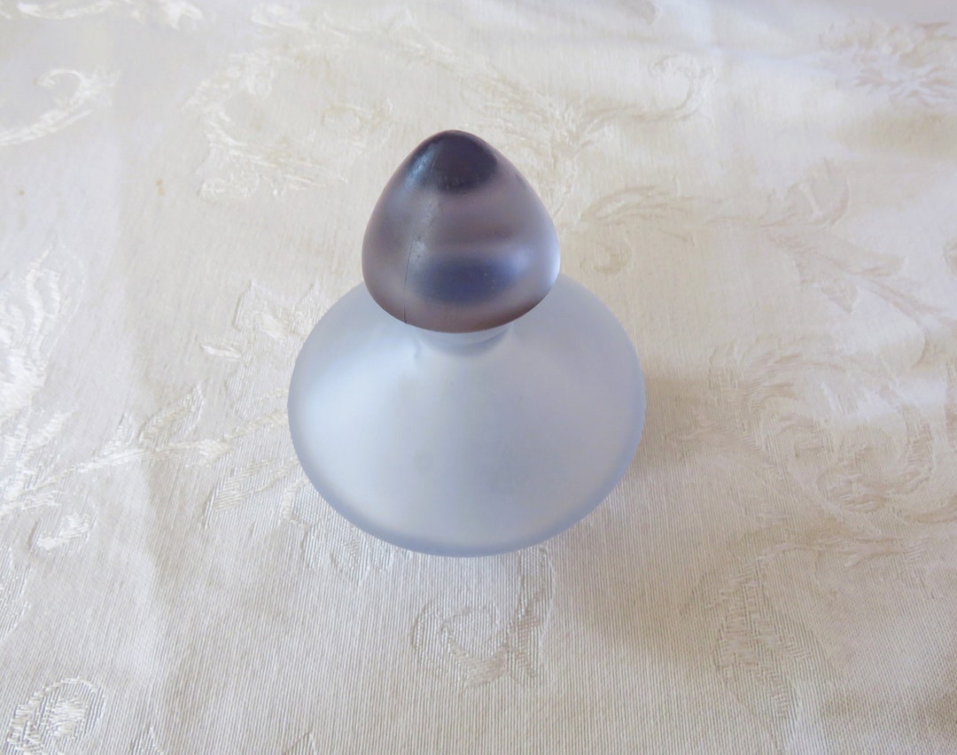 Frosted Pale Purple/ Lilac-colored Perfume Bottle - Etsy