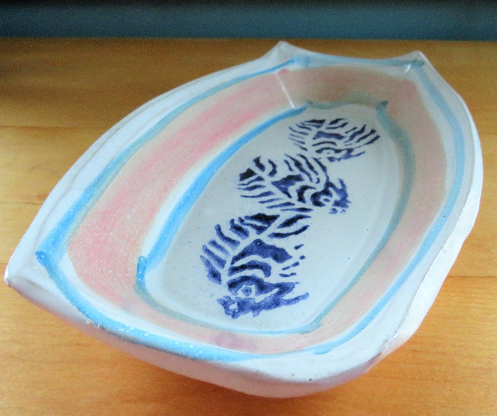 Hand Made Pottery Fish Dish or Tray 9 3/4 x 5 | Etsy