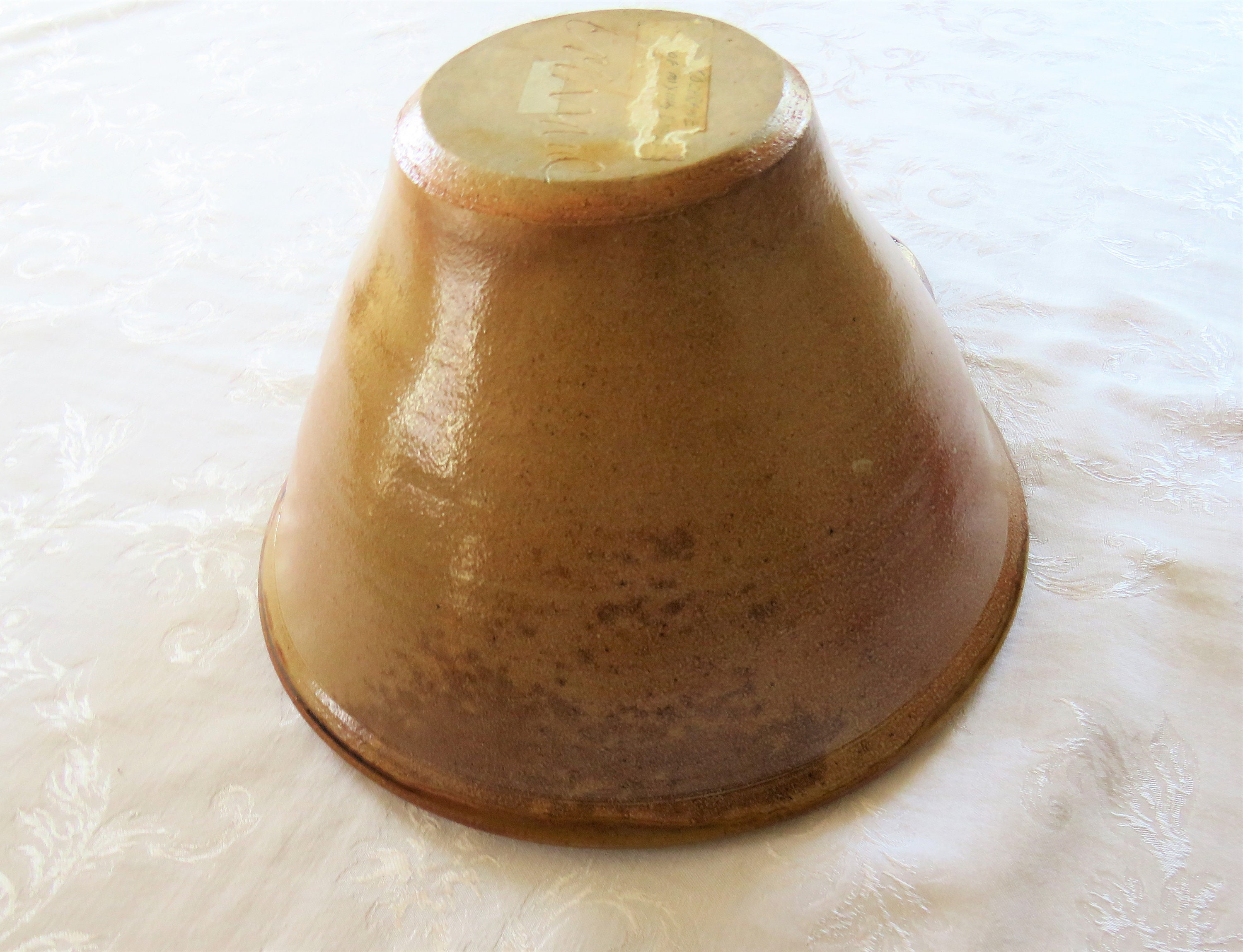 Bruce Cochrane MIXING BOWL, Warm Golden Honey Brown Tones, Large ...