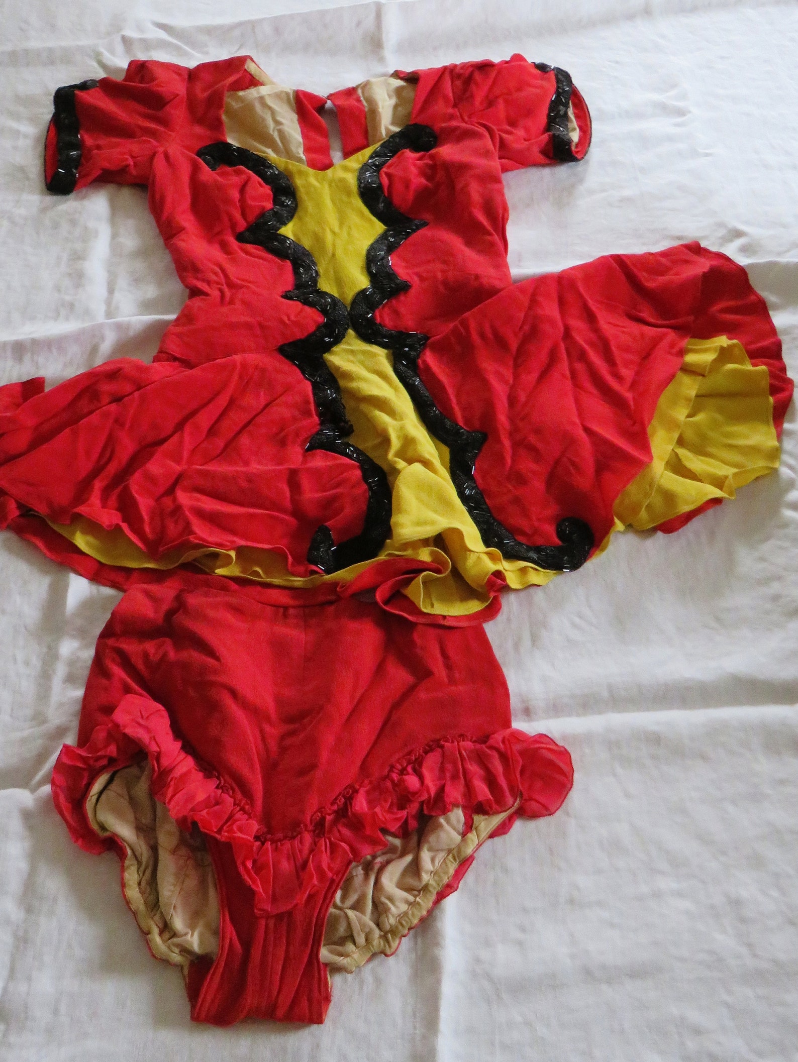 1930s ACROBAT/CIRCUS Custom Made Costume With Glass Beads - Etsy