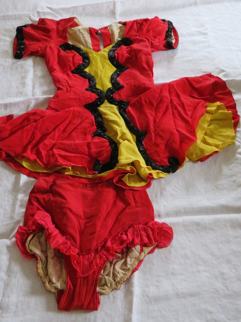 1930s ACROBAT/CIRCUS Custom Made Costume With Glass Beads - Etsy