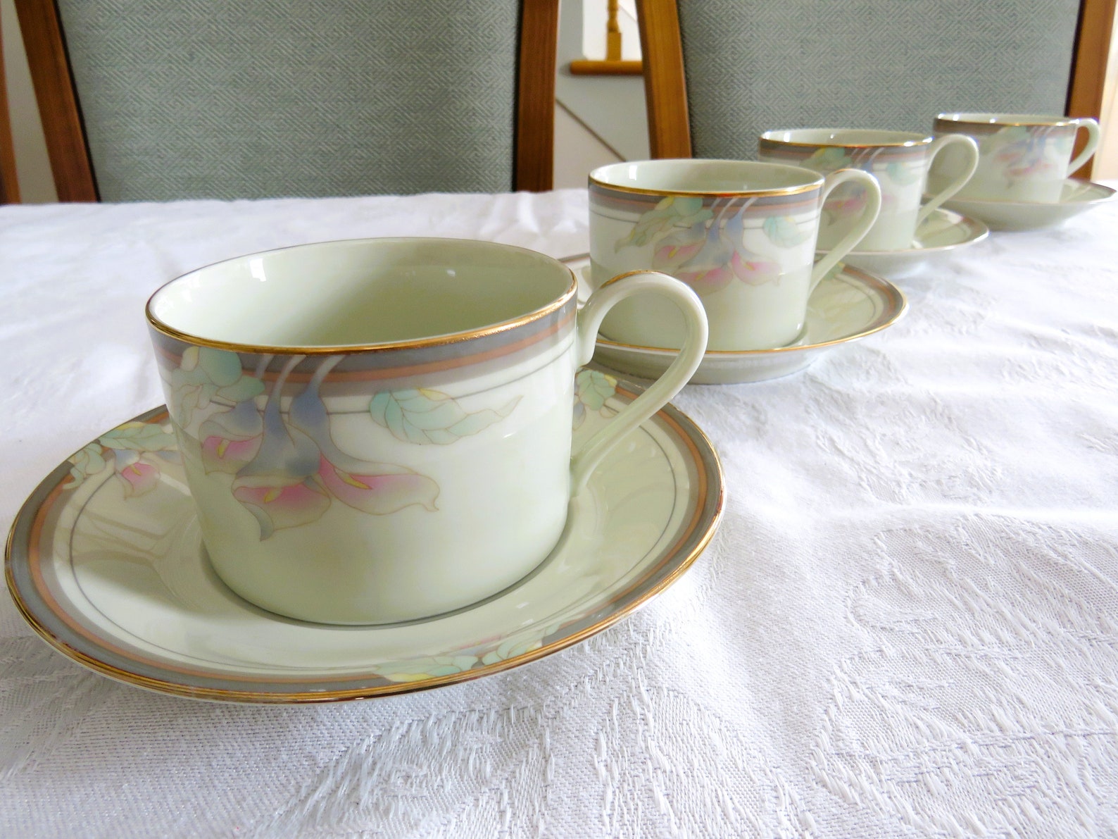 Mikasa MARSHA Dinnerware SET, 1980s, Japan Fine China, 25 Pieces (8 ...