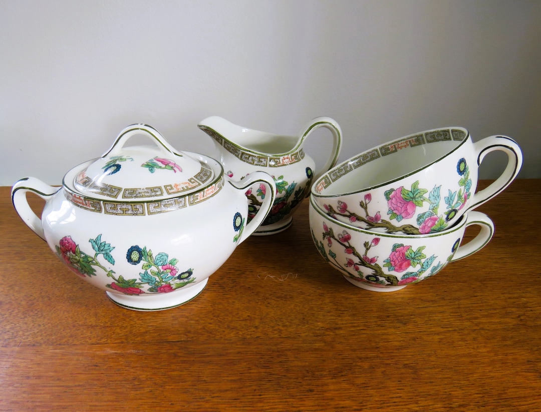 1800's Maddock & Sons Indian Tree Royal Vitreous - Etsy