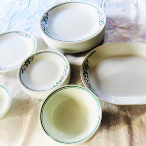 SET of 38 Pieces, Corelle ROSEMARIE Dishes pink Tulips, 15 Dinner ...