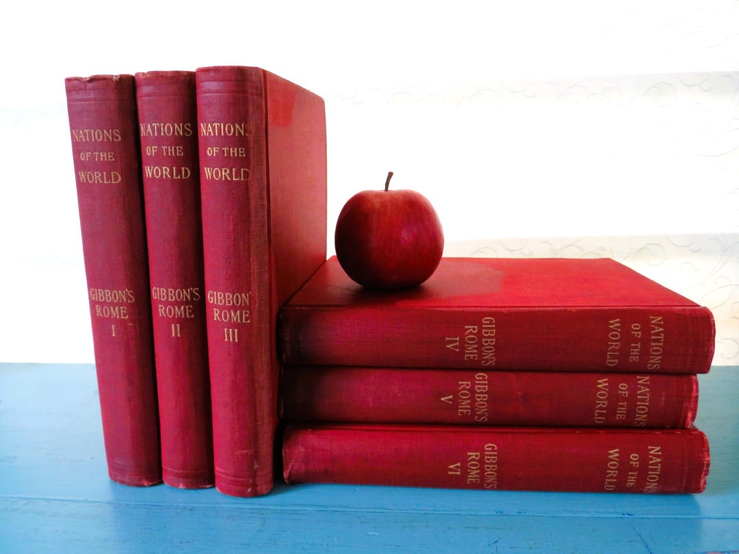 COMPLETE Set GIBBON'S ROME - Fall and Decline of the Roman Empire (6 ...