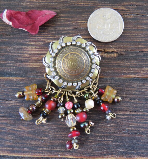 Marjorie Baer SF Mixed Metal Rhinestone and Charms Ce… - Gem