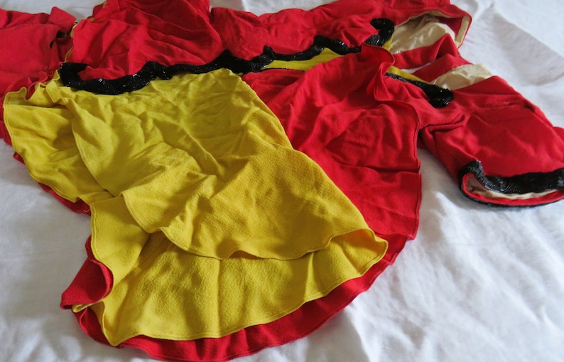 1930s ACROBAT/CIRCUS Custom Made Costume With Glass Beads, Damage to ...