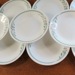 SET of 38 Pieces, Corelle ROSEMARIE Dishes pink Tulips, 15 Dinner ...