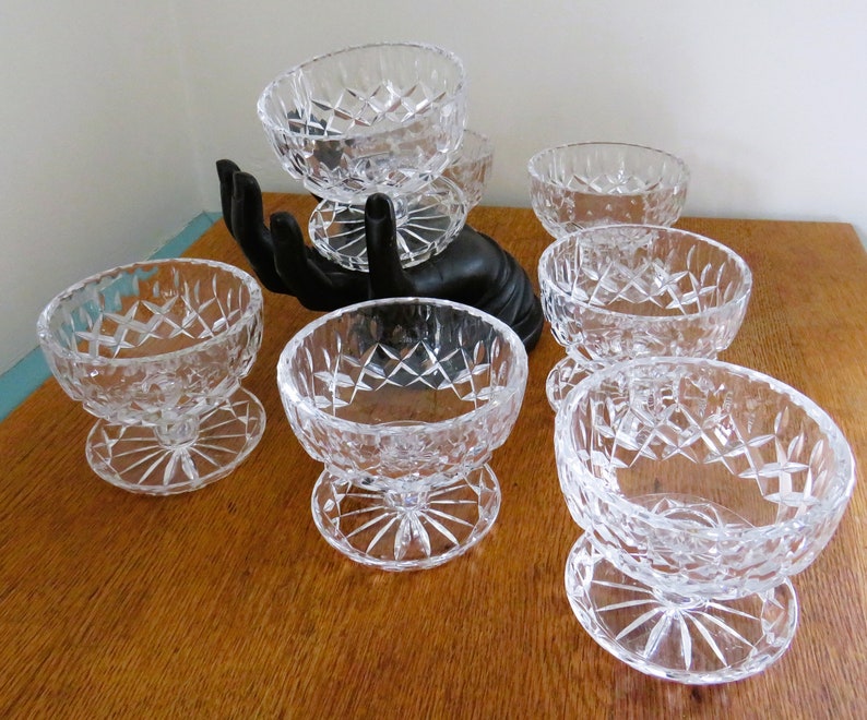 Set of 4 Webb Corbett Clifton Cut Crystal Dessert Cups - Etsy